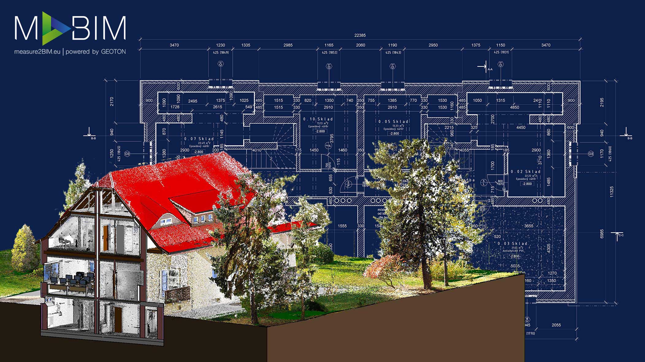 BIM Project Training center - Measure2BIM