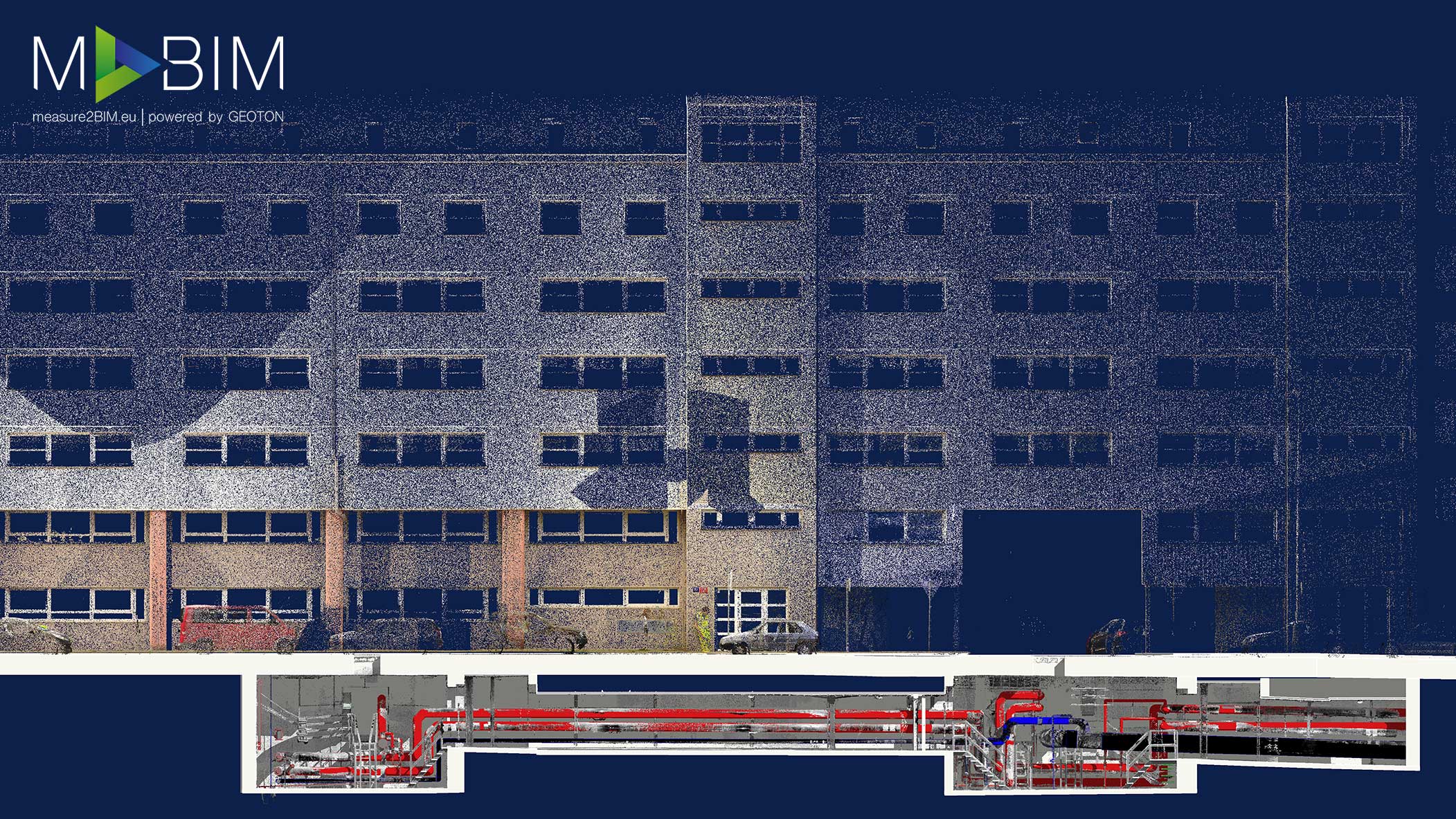 BIM-MEP Project Utility Tunnel - Measure2BIM
