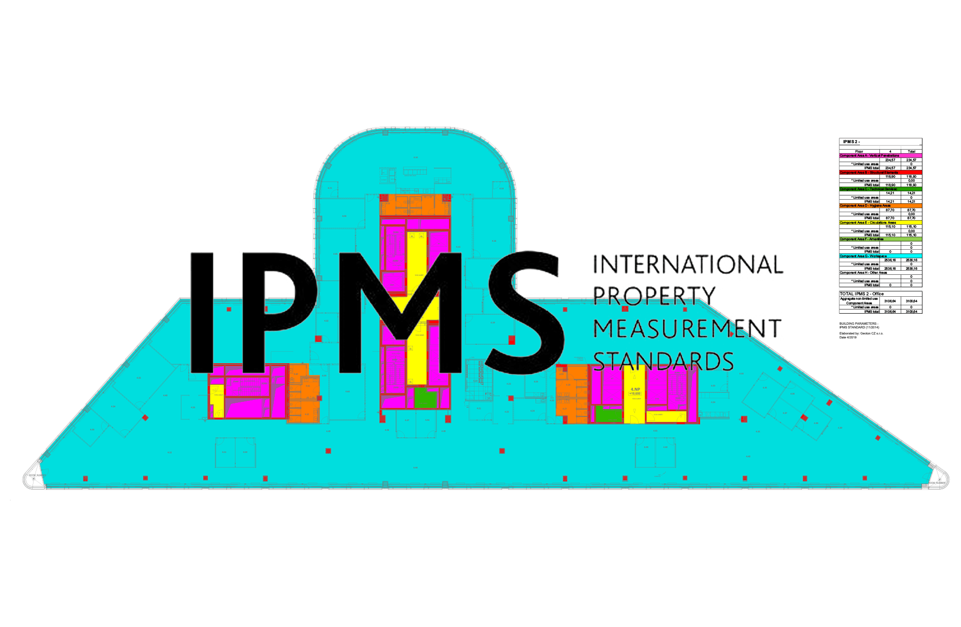 Pronajímatelné plochyIPMS - Measure2BIM